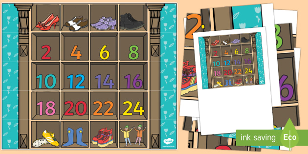 Counting in 2s Mat (Compatible with Bee-Bot) (teacher made)