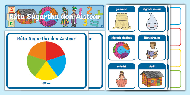 Aistear Play Rota Pack Gaeilge (teacher made)