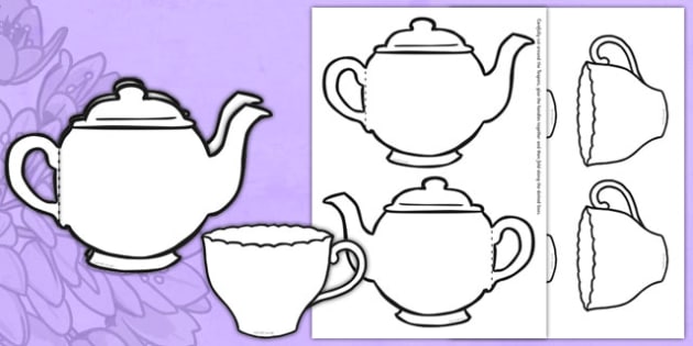  Mother s Day Teapot Card Template Primary Craft Resources
