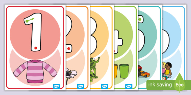 Tracing Numbers 1-10 Display Posters (teacher made)