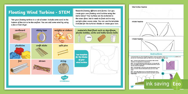 Floating Wind Turbine STEM Activity