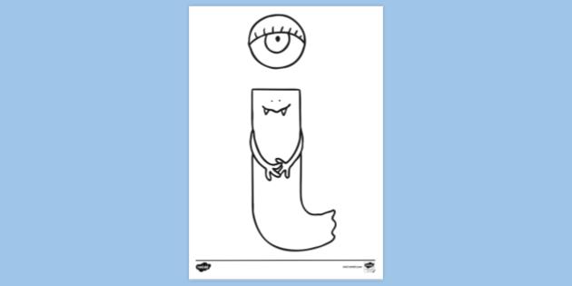 FREE! - Letter 'I' Colouring | Colouring Sheets