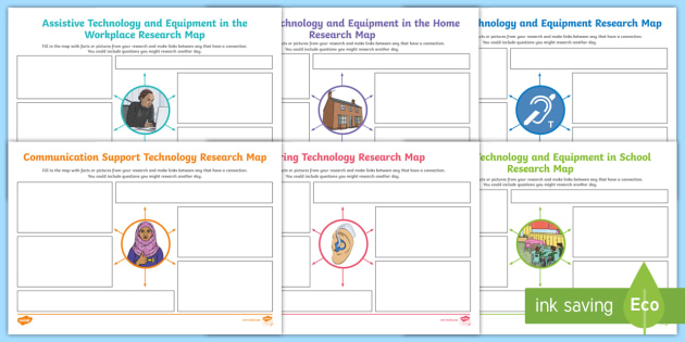 Deaf Awareness Equipment Research Map Activity Pack