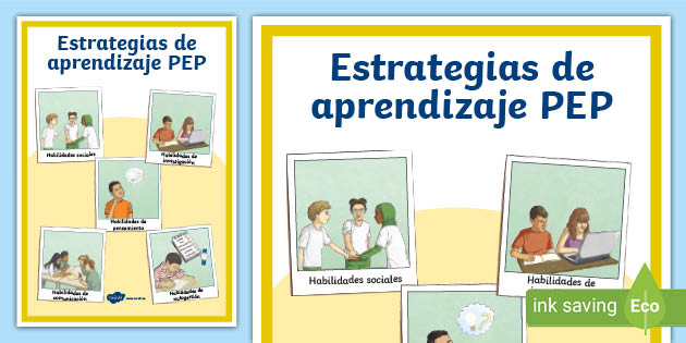 FREE! - Póster: Estrategias de aprendizaje - PEP (PYP)