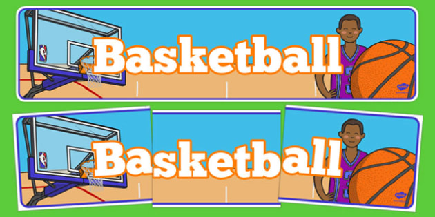 Basketball Banner (teacher made)