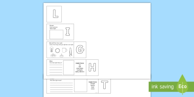 Light Flip Activity Booklet
