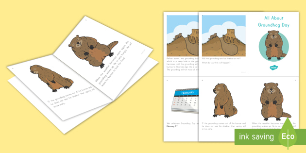 Groundhog Day Emergent Reader