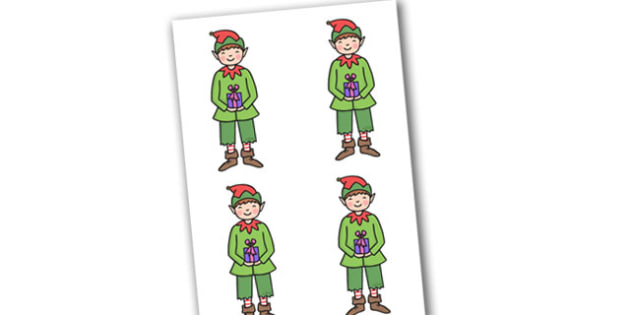 FREE! - Christmas Boy Elf Small Editable (Teacher-Made)