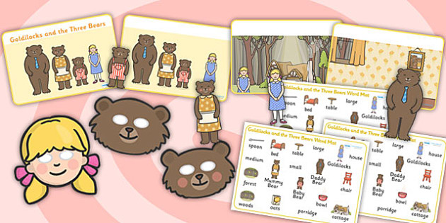 Pack de ressources : Goldilocks (Boucle d'or) - Anglais LV