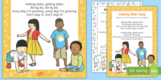 Getting Older Song (teacher made)