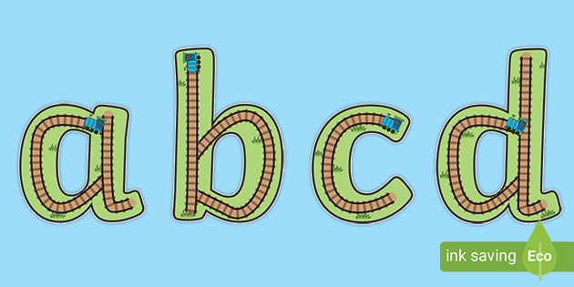 Train Themed Letter Formation (teacher made)