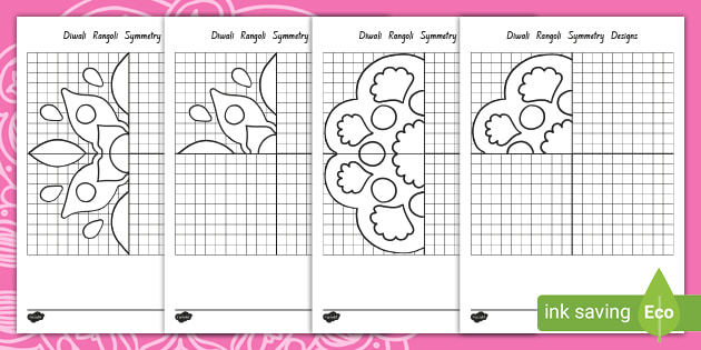 Diwali Rangoli Symmetry (teacher made)