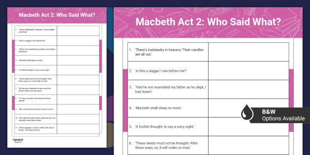 Macbeth Resources | twinkl.co.uk