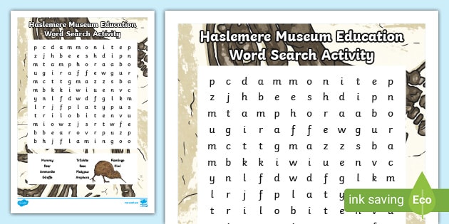 FREE! - Haslemere Museum Education Word Search | History Resource