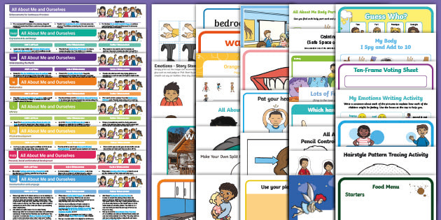 All About Me Lesson Plans For Toddlers | EYFS Planning Pack