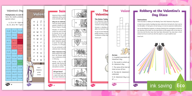 CfE Second Level Valentine's Day Resource Pack