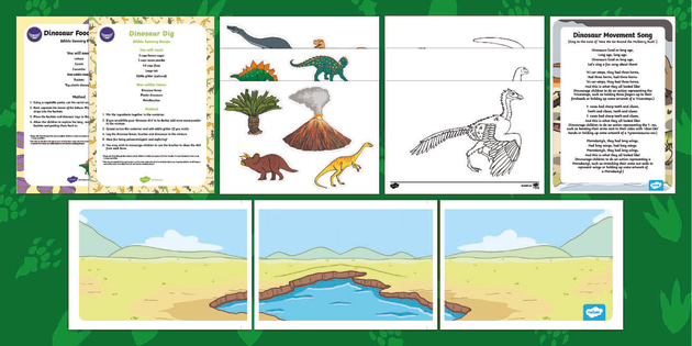 EYFS Dinosaurs Resource Pack (Ages 0-2) (teacher made)