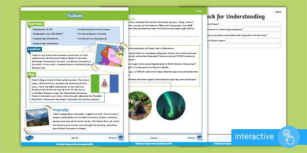 Yukon Interactive Reading Comprehension - Grades 4-6