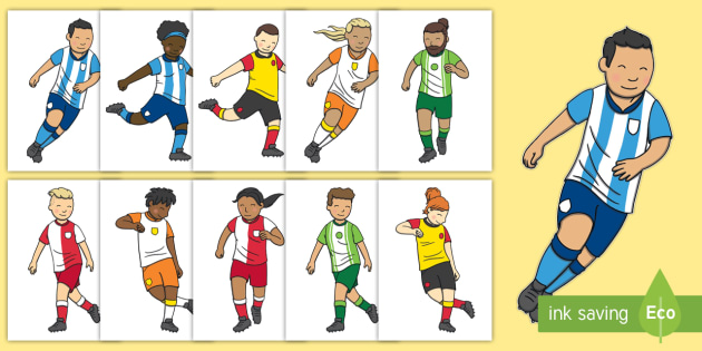 The Olympics Editable Images Football (teacher made)