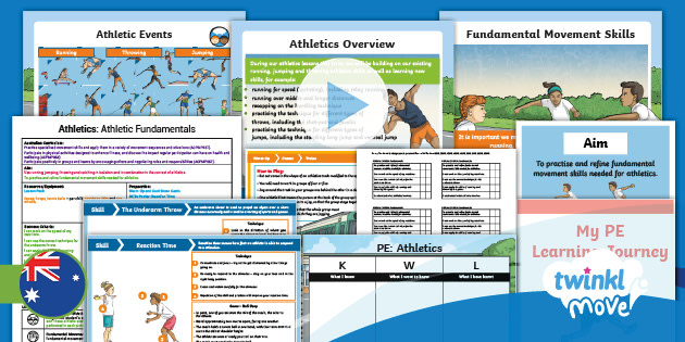 Move PE Y6 Athletics: L1: Athletic Fundamentals Lesson Pack