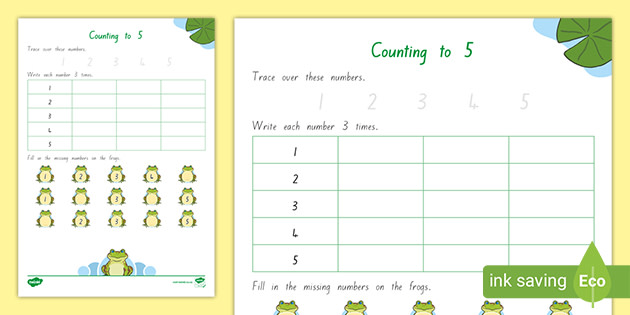 Stage 1 Counting to 5 (teacher made)