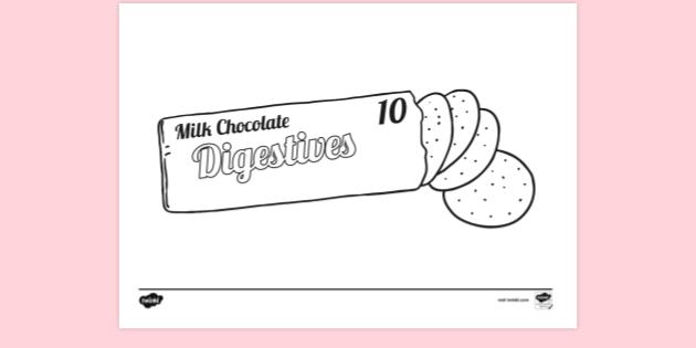 Pages à Colorier De Biscuits