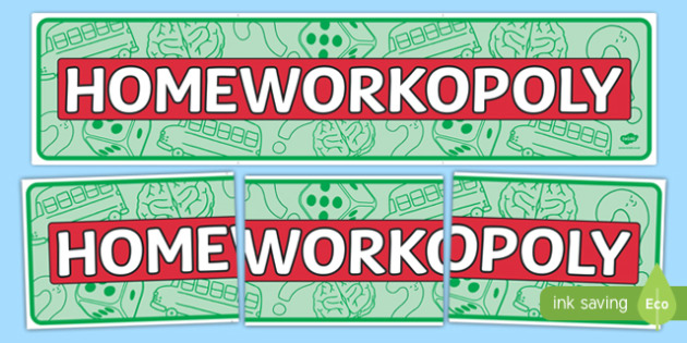 👉 Homeworkopoly Display Banner