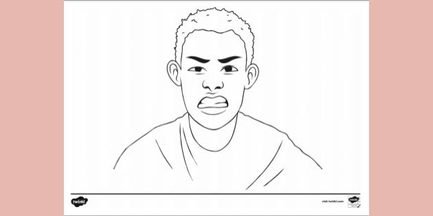 Angry Colouring | Colouring Sheets
