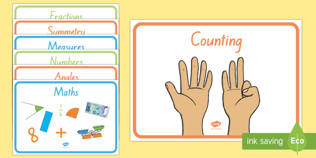 Maths Area Display Posters (teacher made)