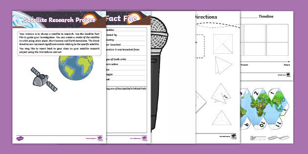 Satellite Research Project (teacher made)