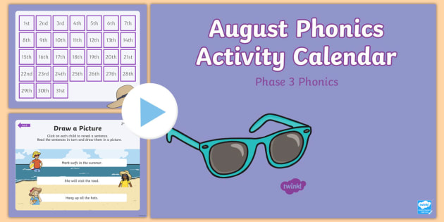 Phonics Calendars | twinkl.com.au