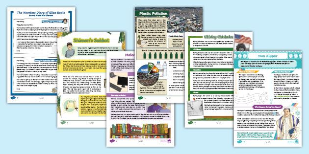 UKS2 September Differentiated Reading Comprehension Activity Pack