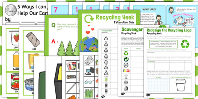 Recycle Week Activity Pack (teacher made)