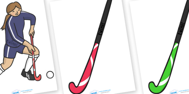 The Olympics Editable Images Hockey (teacher made)