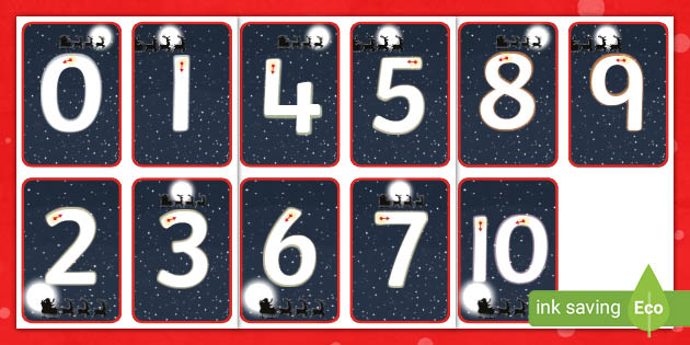 Christmas Numbers | twinkl.com.au