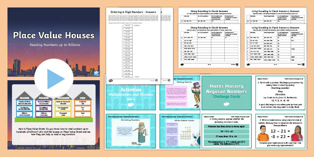 Google Classroom Year Six Number and Place Value Pack