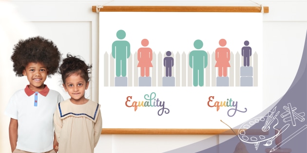 The Difference Between Equality and Equity Poster