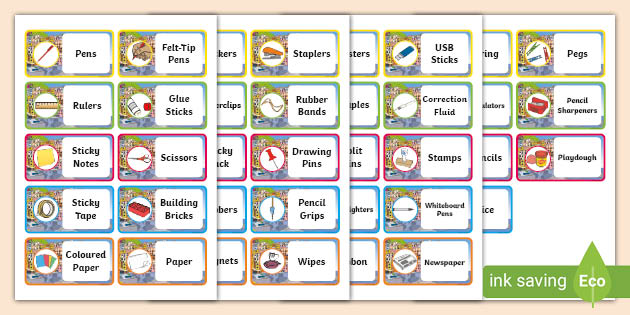 Italian Cinque Terre Tote Tray Labels (teacher made)