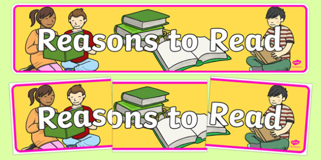 Reasons to Read Display Banner - reasons to read, reasons, read, display