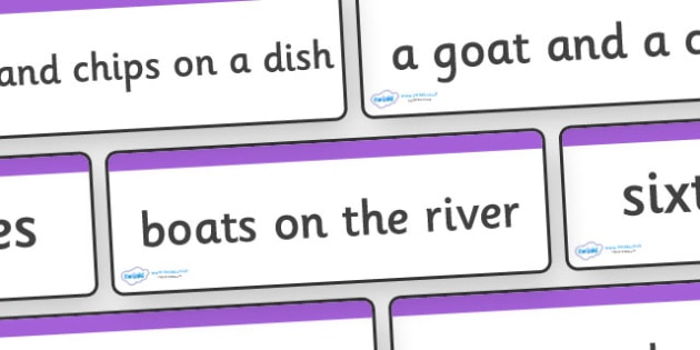 Phase 3 Caption Cards - Phase 3, caption, Phase three, Word