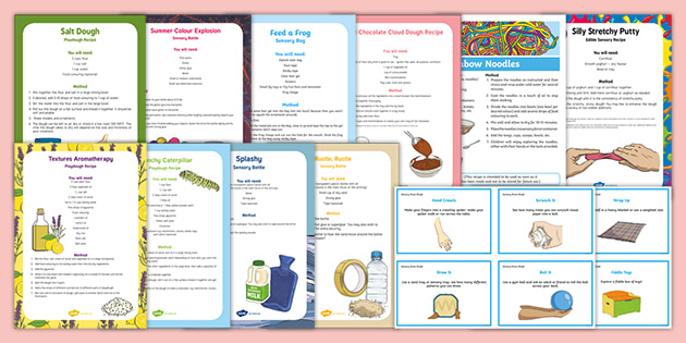 Sensory Activities for Home Learning Resource Pack