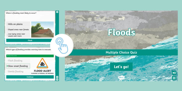 Floods Multiple Choice Quiz (teacher made)