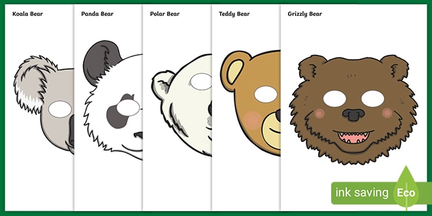 Bear Role Play Masks (Teacher-Made)