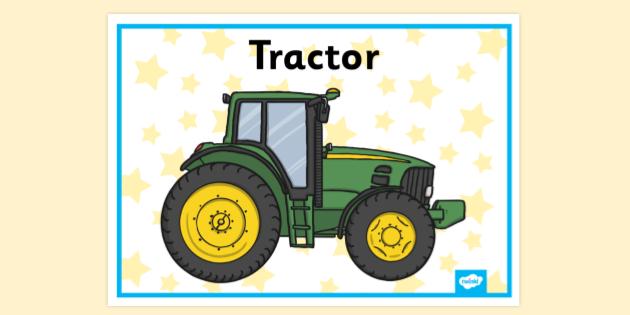 FREE! - Tractor Display Poster | Display Posters