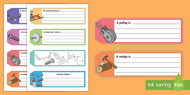 Simple Machines Paper Chain