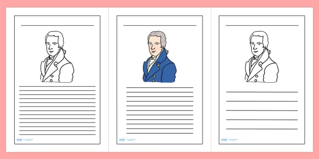 FREE! - William Wilberforce Themed Writing Frame