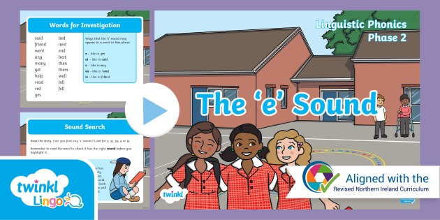 Linguistic Phonics Stages 5/6 Phase 2 'e' Sound PowerPoint