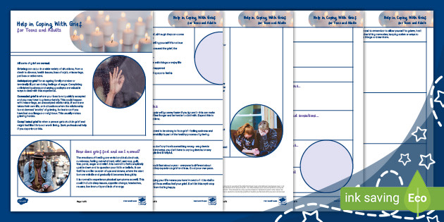 Help in Coping With Grief for Teenagers and Adults