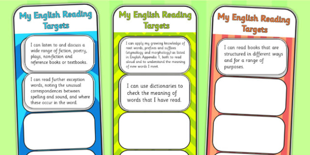2014 National Curriculum LKS2 Years 3 and 4 Reading Assessment Bookmarks