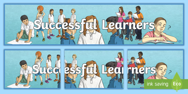 * NEW * Successful Learners Display Banner - Curriculum for